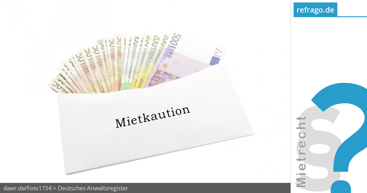 Mietkaution Rückzahlung - Wann bekomme ich die Kaution zurück?